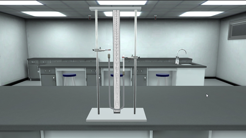 Interactive Boyle's law simulation