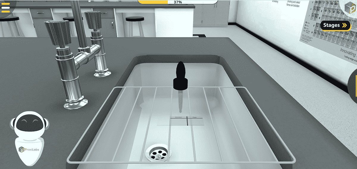 Catalase Test Virtual Lab Simulation | PraxiLabs