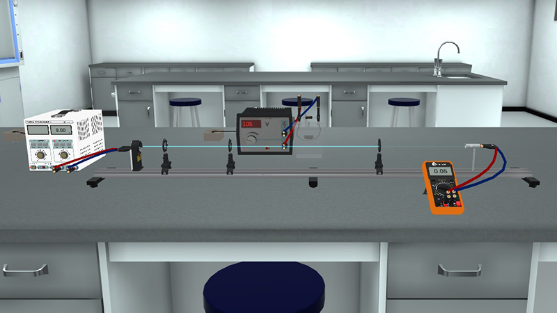Laser optics virtual lab