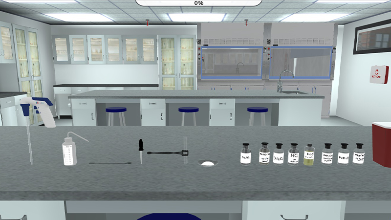Test for Unknown Basic Radical 17 Virtual Lab | PraxiLabs