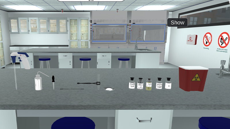 Test for Unknown Basic Radical 9 Virtual Lab | PraxiLabs