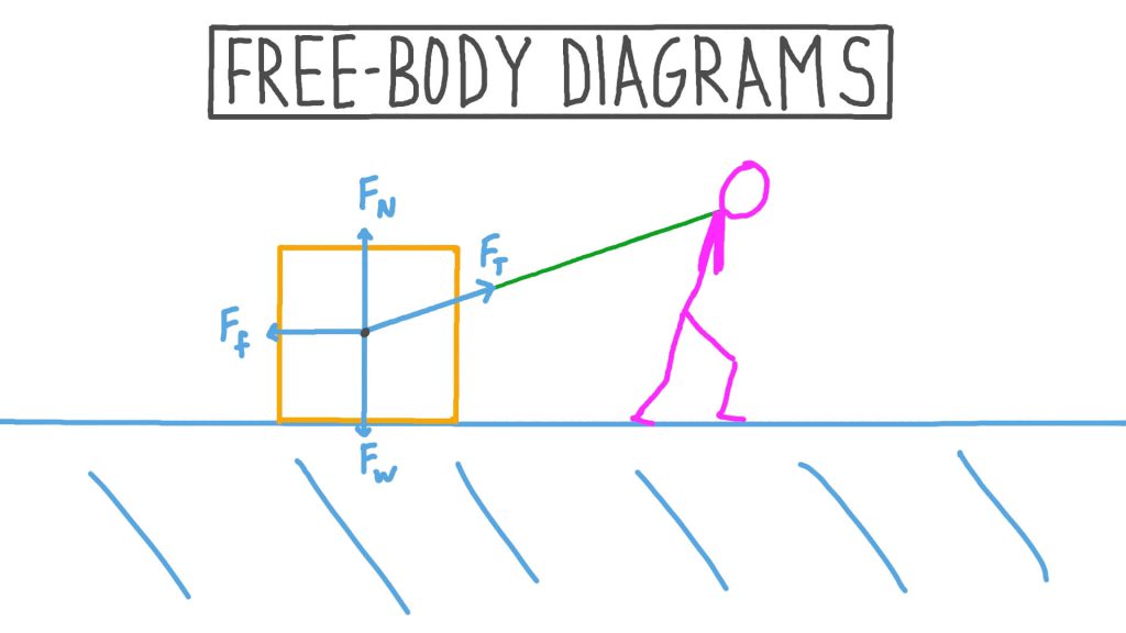 Free-Body Diagram– Paths of Objects' Motion with 6+ examples