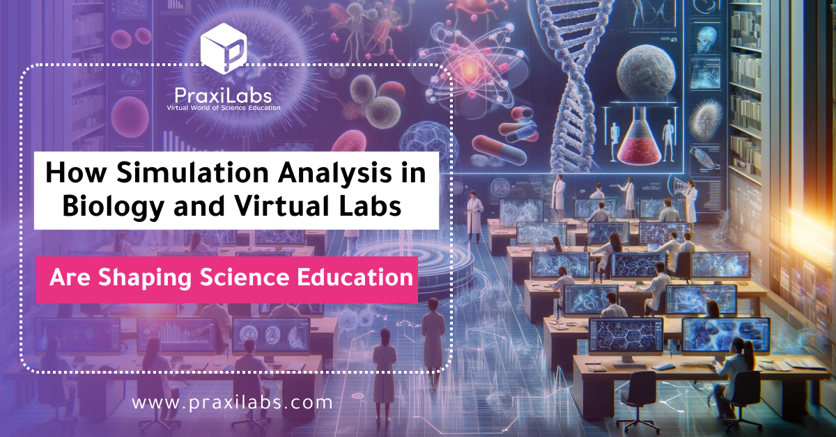 Simulation analysis in Biology in the virtual lab