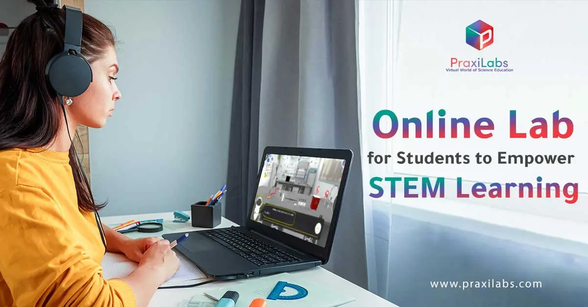 Online lab for students for interactive STEM