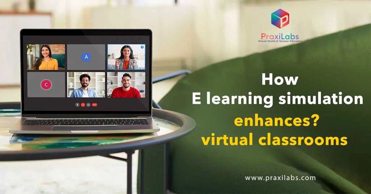 E learning simulation for virtual science education